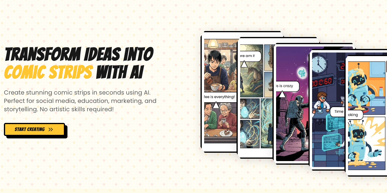 Comicsify - AI-Powered Comic Strip Generator